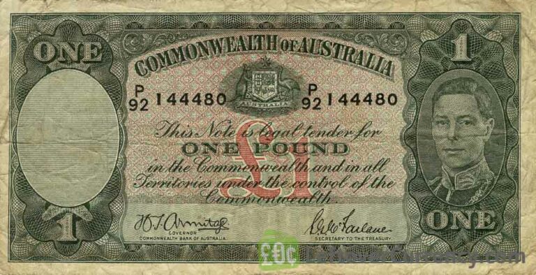 Australian Pound banknotes - Exchange yours now