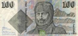 100 Australian Dollars (Sir Douglas Mawson) - exchange yours
