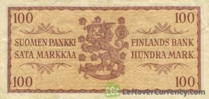 100 Finnish Markkaa (1955 wheat gold) - Exchange yours for cash