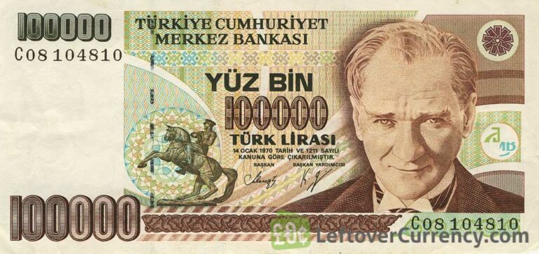 1000000 Turkish Old Lira (7th emission 1970) - exchange yours