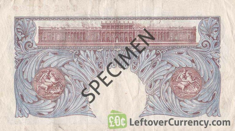 Bank of England 1 Pound (Britannia blue red) - exchange yours