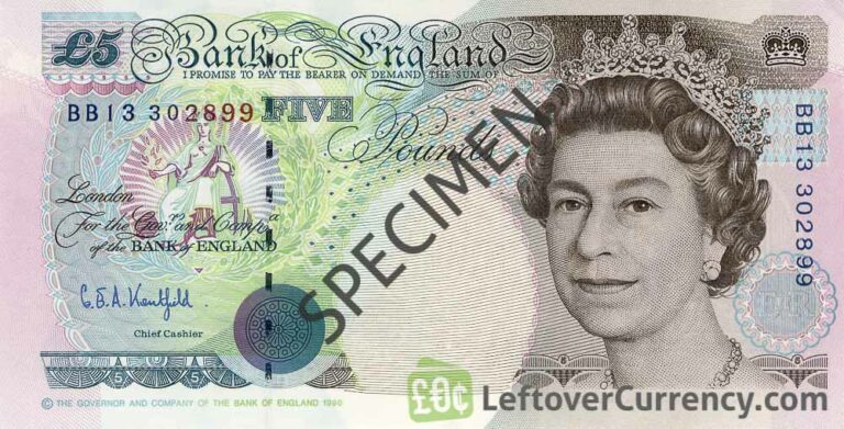 withdrawn Bank of England banknotes - Exchange yours now