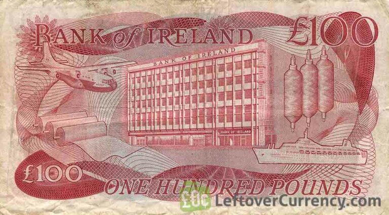 Bank of Ireland 100 Pounds (Mercury) - Exchange yours for cash
