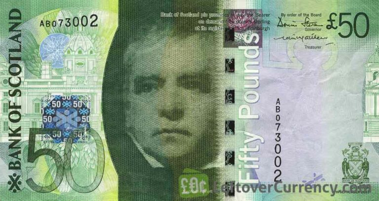 current Bank of Scotland banknotes - Exchange yours now