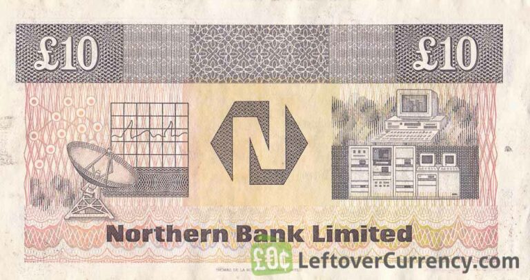 Northern Bank 10 Pounds (series 1988-1996) - exchange yours today