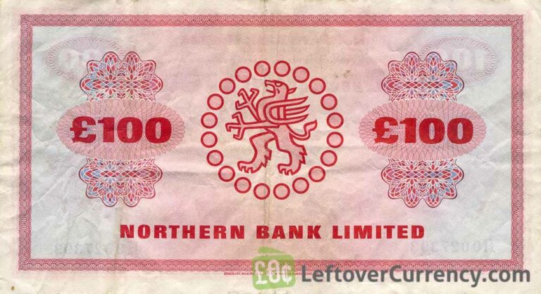 Northern Bank 100 Pounds (series 1970-1980) - exchange yours
