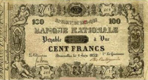 100 Belgian Francs (type 1851) - Exchange yours for cash today