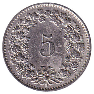 5 Rappen Switzerland (pre-1980) - Exchange yours for cash today