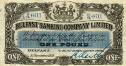 withdrawn Belfast Banking Company banknotes - Exchange yours now