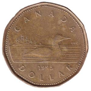 1 Canadian Dollar coin (loonie) - Exchange yours for cash today