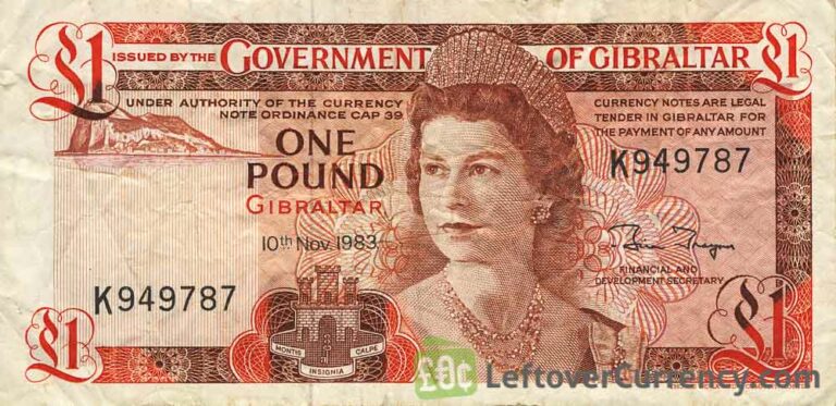 withdrawn Gibraltar Pound banknotes - Exchange yours now