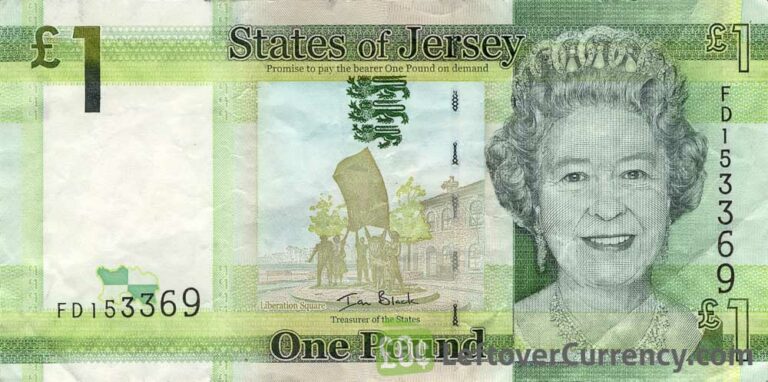 current Jersey Pound banknotes - Exchange yours now