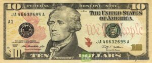 10 American Dollars banknote - Exchange yours for cash today