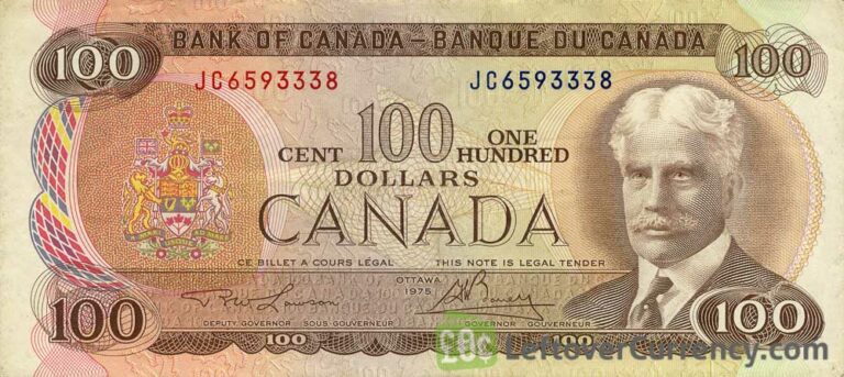100 Canadian Dollars banknote (Frontier Series) - Exchange yours today