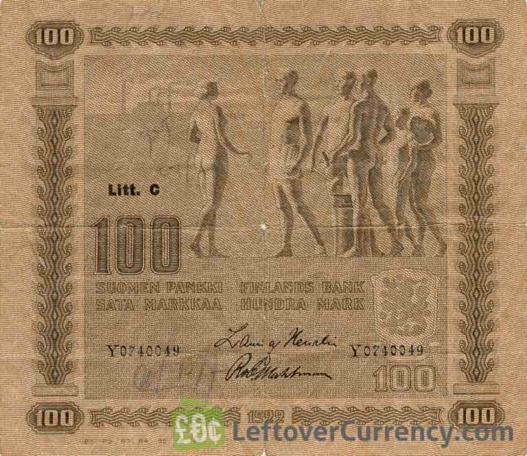 100 Finnish Markkaa (1945) - Exchange yours for cash today