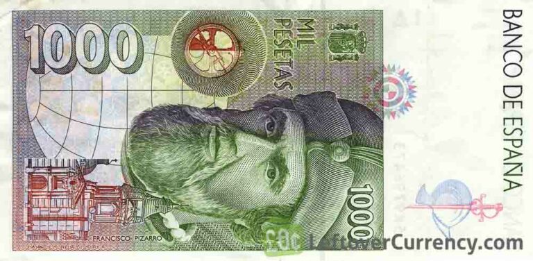 1000 Spanish Pesetas (Hernan Cortes) - Exchange yours for cash