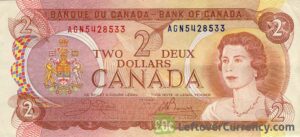 2 Canadian Dollars (inuit Scenes of Canada) - exchange yours