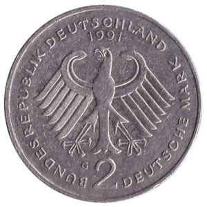 2 Deutsche Marks coin - Exchange yours for cash today