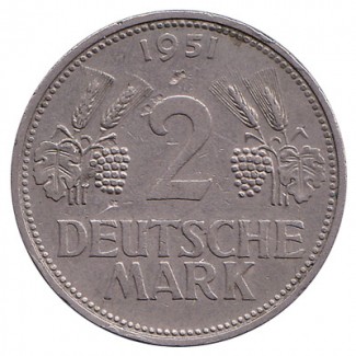 2 Deutsche Marks coin (type 1951) - Exchange yours for cash today