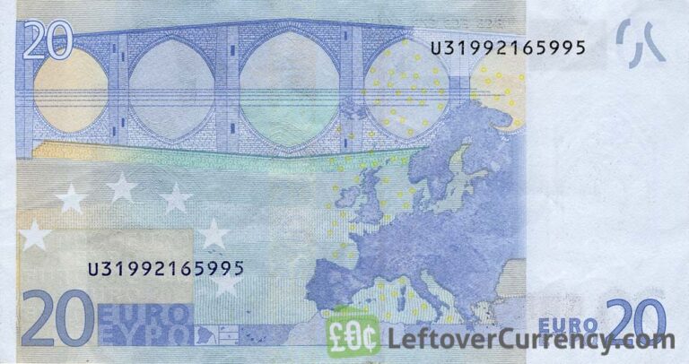 20 Euros banknote (First series) - Exchange yours for cash today