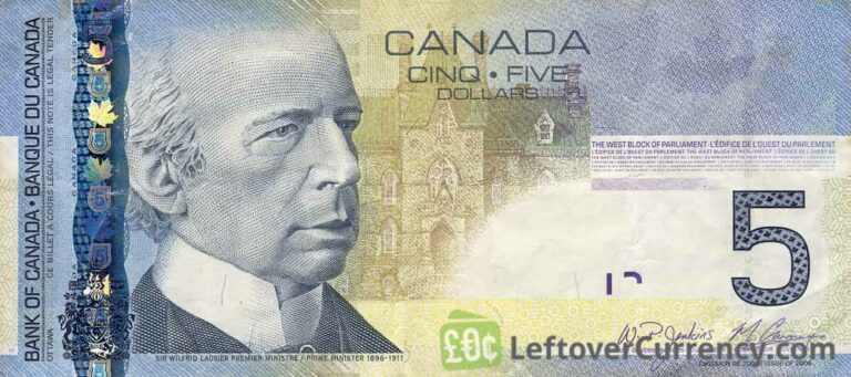 current Canadian Dollar banknotes - Exchange yours now