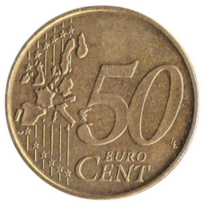 50 cents Euro coin - Exchange yours for cash today
