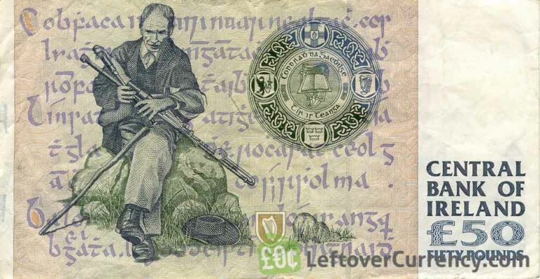 50 Irish Pounds (Douglas Hyde) - Exchange yours for cash today