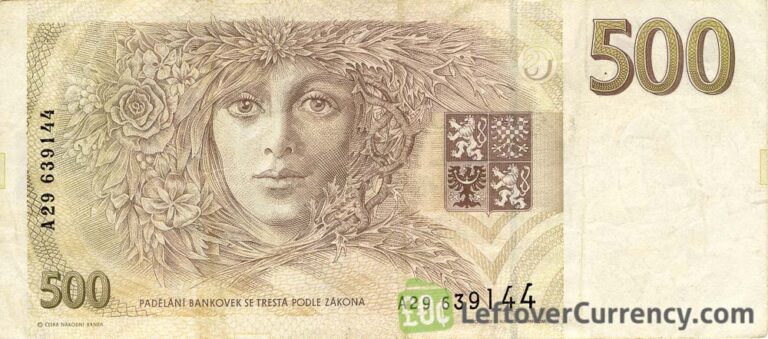 500 Czech Koruna series 1993 - Exchange yours for cash today