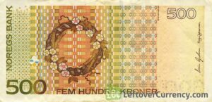 500 Norwegian Kroner (Sigrid Undset) - Exchange yours for cash