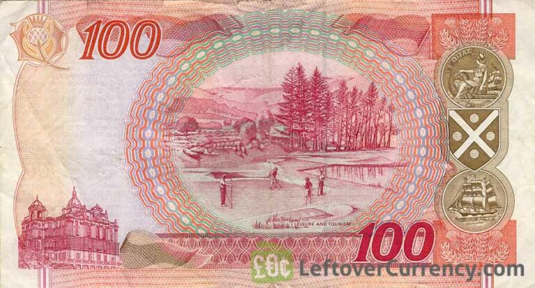 Bank of Scotland 100 Pounds (1995-2006 series) - exchange yours