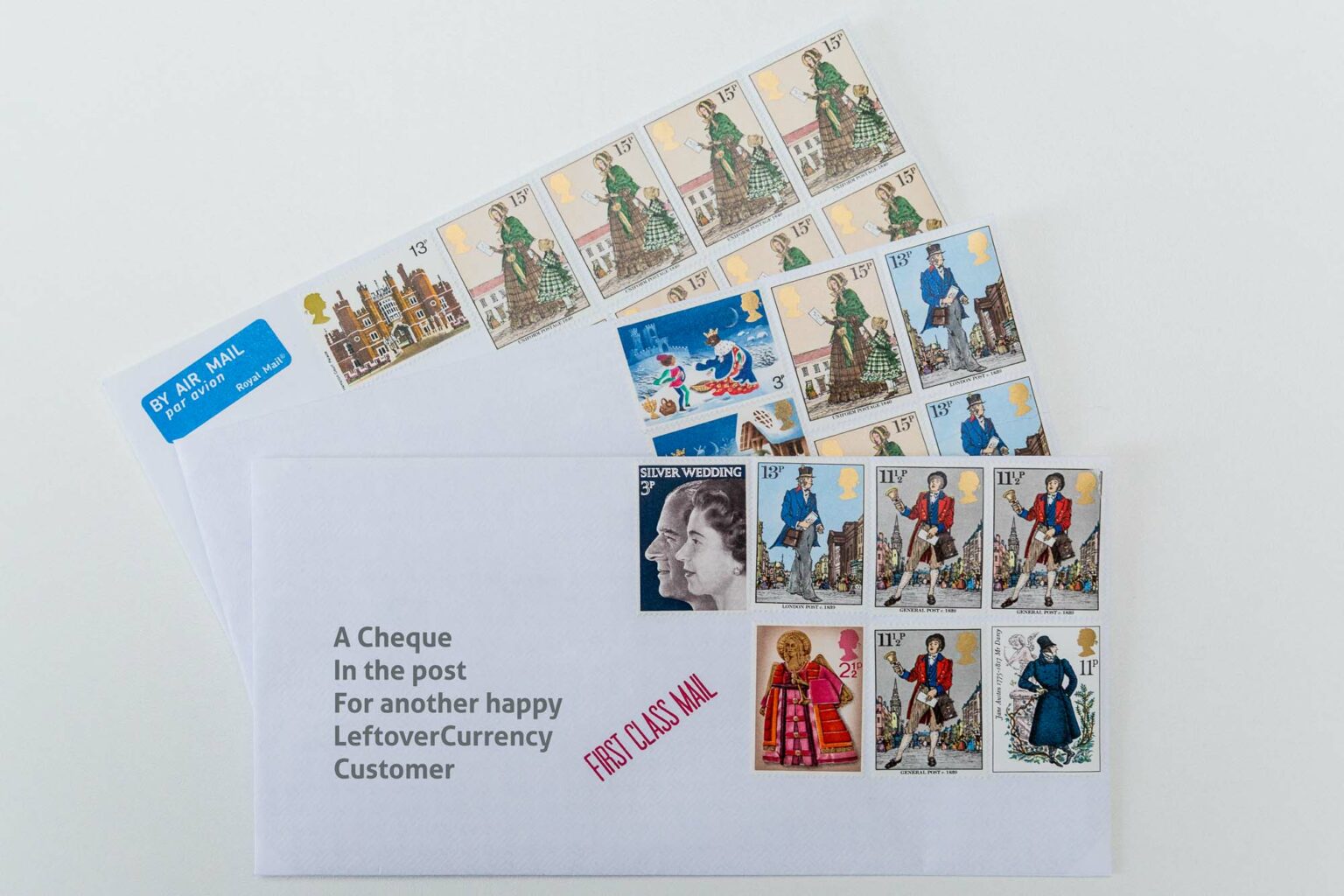 Leftover Currency - Leftover stamps? We love them!