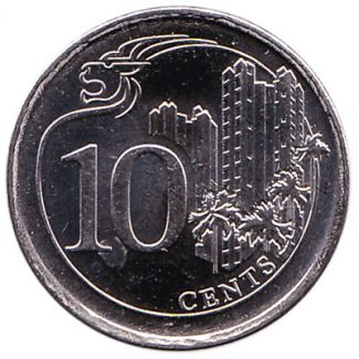 10 Cents coin Singapore (Third series) - Exchange yours for cash today