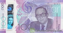 100 Gibraltar Pounds banknote (Kings Bastion) - Exchange yours today