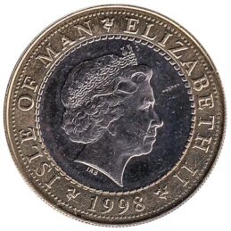 2 Manx Pounds coin - Exchange yours for cash today