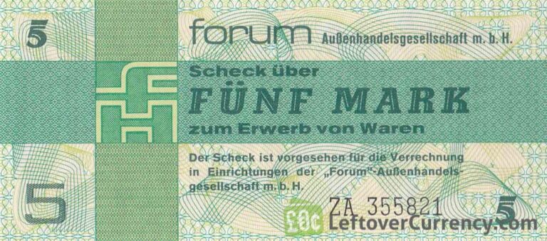 East German DDR mark forum cheques - Exchange yours now
