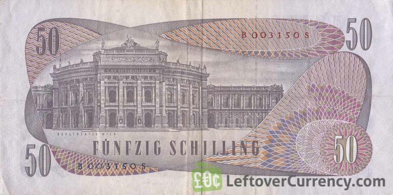 50 Austrian Schilling banknote (Ferdinand Raimund) - Exchange yours