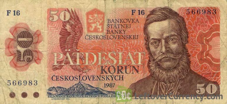 50 Czechoslovak Korun banknote 1987 (Ludovit Stúr) - Exchange yours
