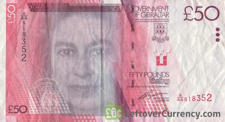 current Gibraltar Pound banknotes - Exchange yours now