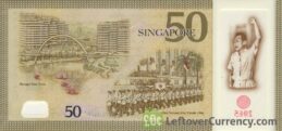 50 Singapore Dollars note (Commemorative 2015) - Exchange yours today