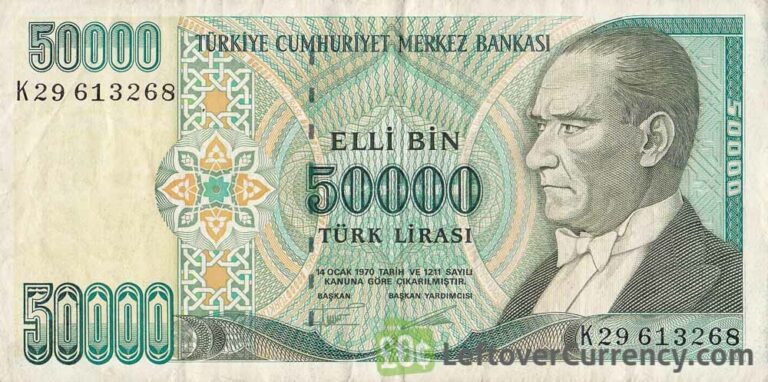 500000 Turkish Old Lira (7th emission 1970) - exchange yours