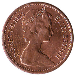 British decimal half penny coin - Exchange yours for cash today