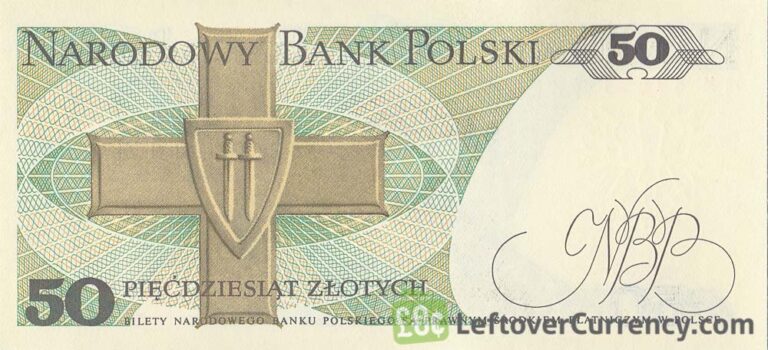 50 old Polish Zloty note Karol Świerczewski - Exchange yours for cash