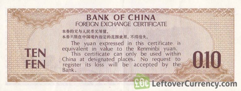 foreign exchange certificates Bank of China - Exchange yours now