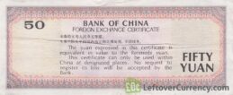 foreign exchange certificates Bank of China - Exchange yours now