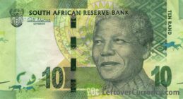 10 South African Rand banknote (Nelson Mandela) - Exchange yours today