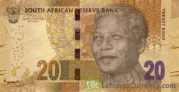 20 South African Rand banknote (Nelson Mandela) - Exchange yours today