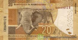 20 South African Rand banknote (Nelson Mandela) - Exchange yours today