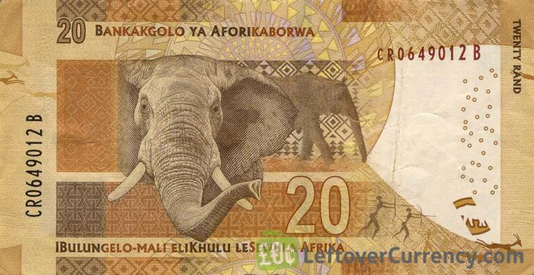20 South African Rand banknote (Nelson Mandela) - Exchange yours today