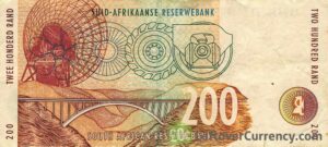 200 South African Rand banknote (Leopard type 1994) - Exchange yours