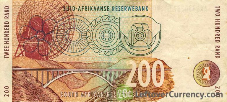 200 South African Rand banknote (Leopard type 1994) - Exchange yours